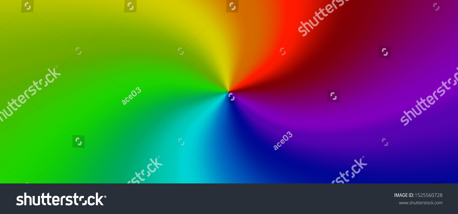 Rainbow Background Modern Simple Long Rainbow Stock Vector (Royalty ...