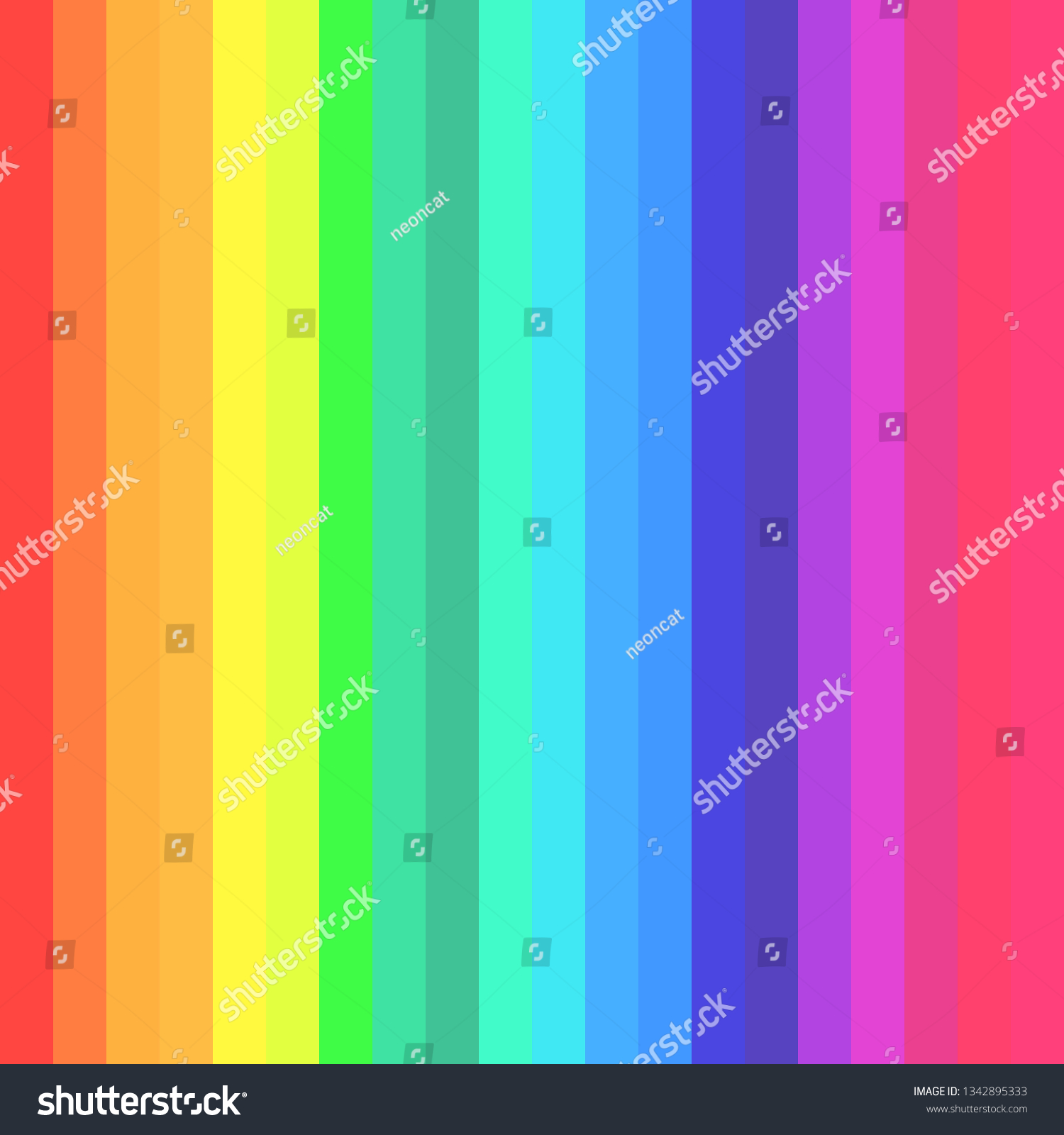 Rainbow Background Seamless Texture Striped Stock Vector (Royalty Free ...