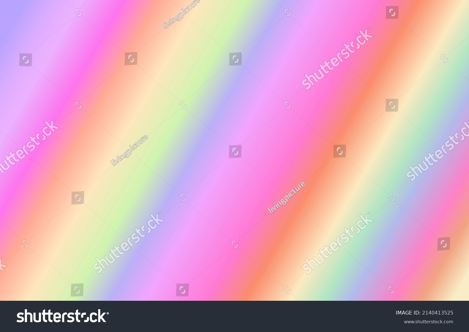 Rainbow Background Wallpaper Vector Illustration Stock Vector (Royalty ...