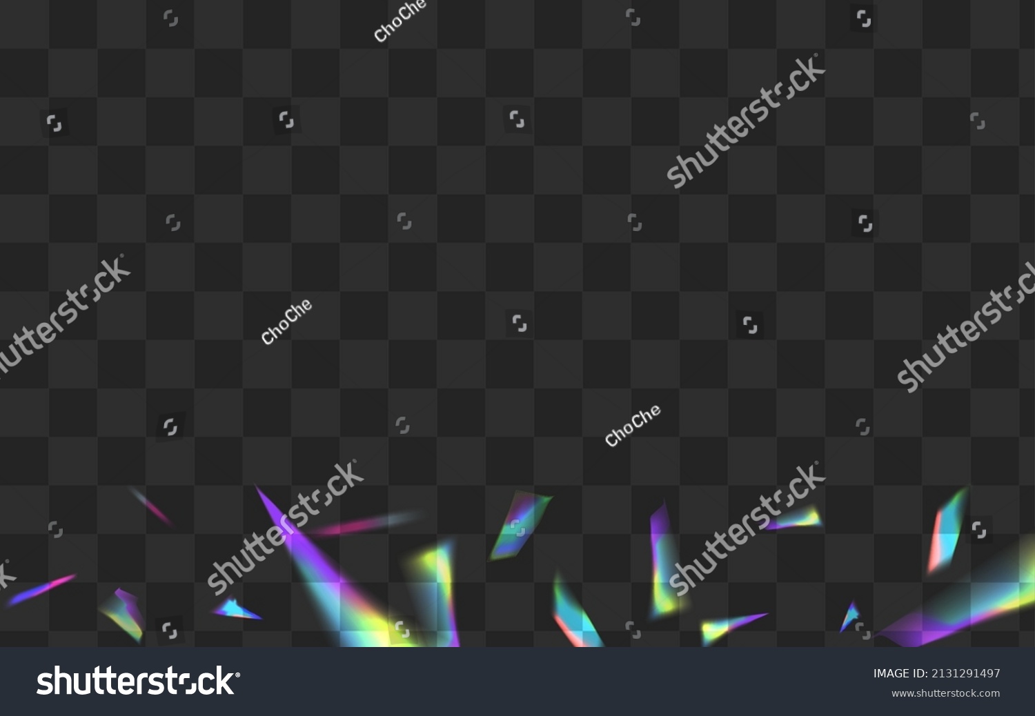 Rainbow Flash Vector Transparent Background Gradient Stock Vector ...