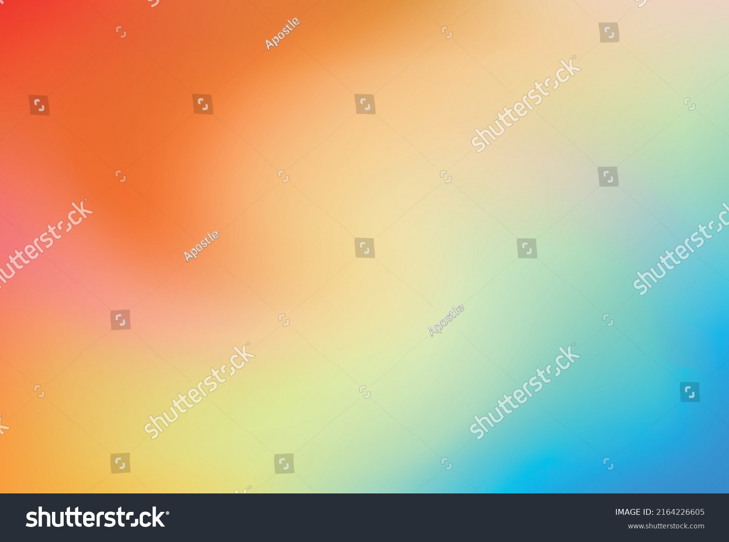 Rainbow Gradient Background Rainbow Digital Paper Stock Vector (Royalty ...