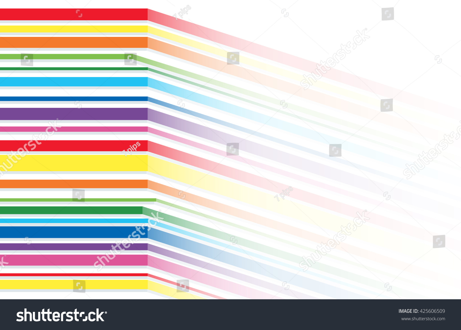 Rainbow Line Abstract Art Background Vector Stock Vector (Royalty Free ...