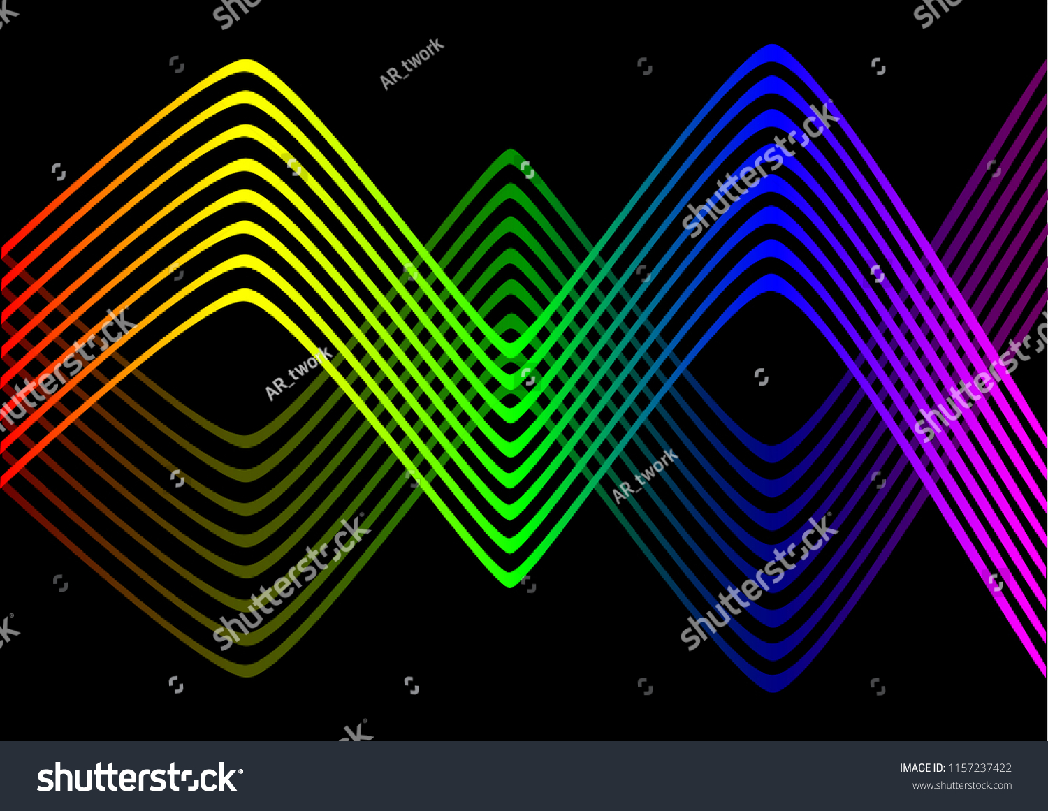 Rainbow Lines Background Graphic Stock Vector (Royalty Free) 1157237422