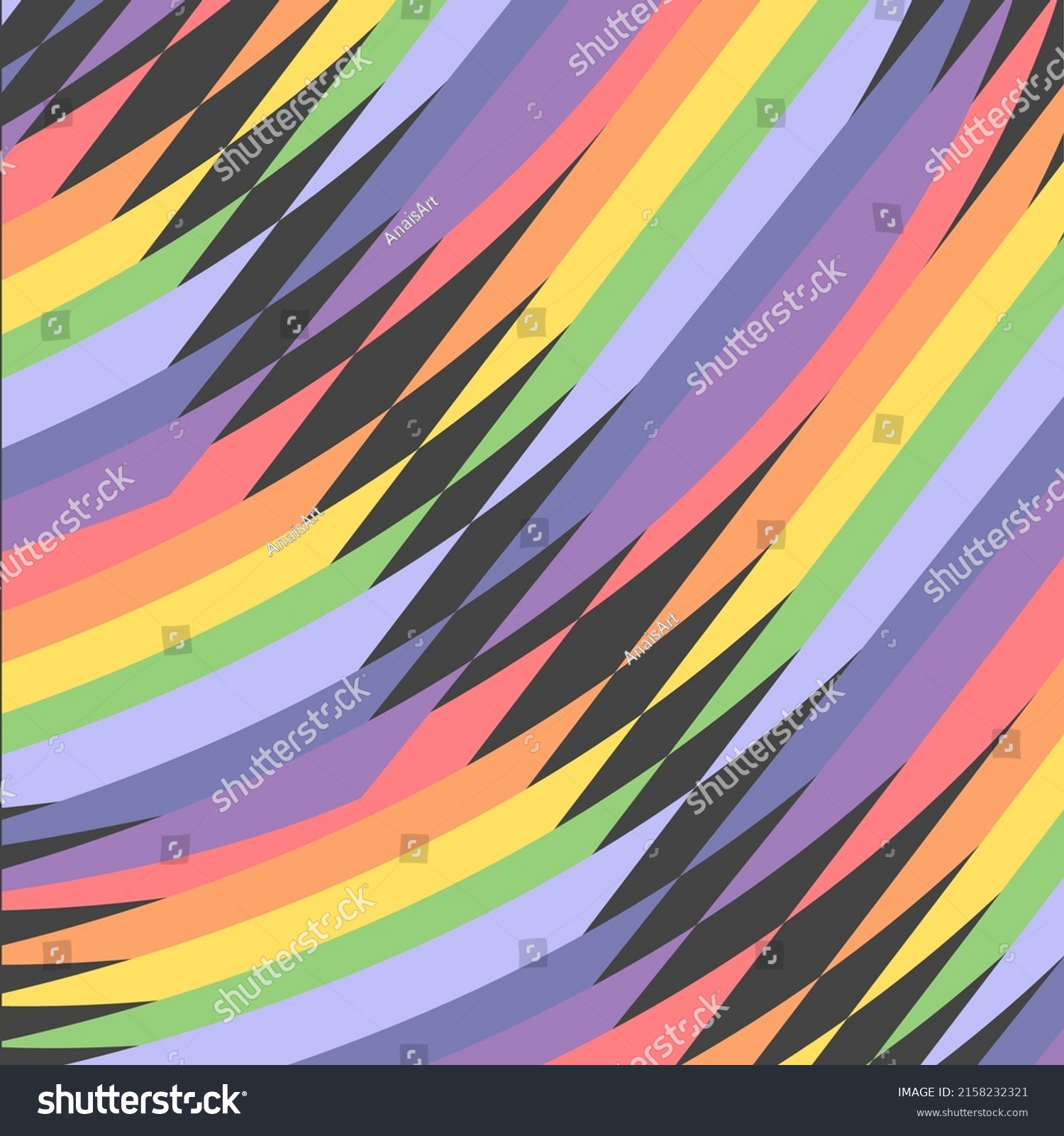 Rainbow Multicolored Background Vector Illustration Stock Vector ...