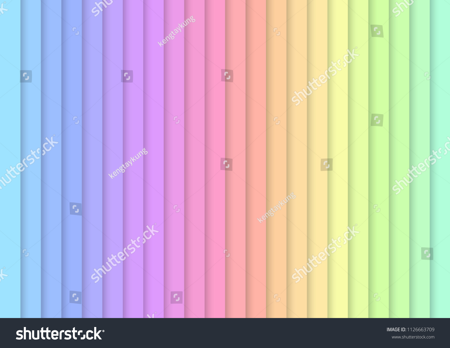 Rainbow Pastel Art Background Vector Wallpaper: เวกเตอร์สต็อก (ปลอดค่า ...