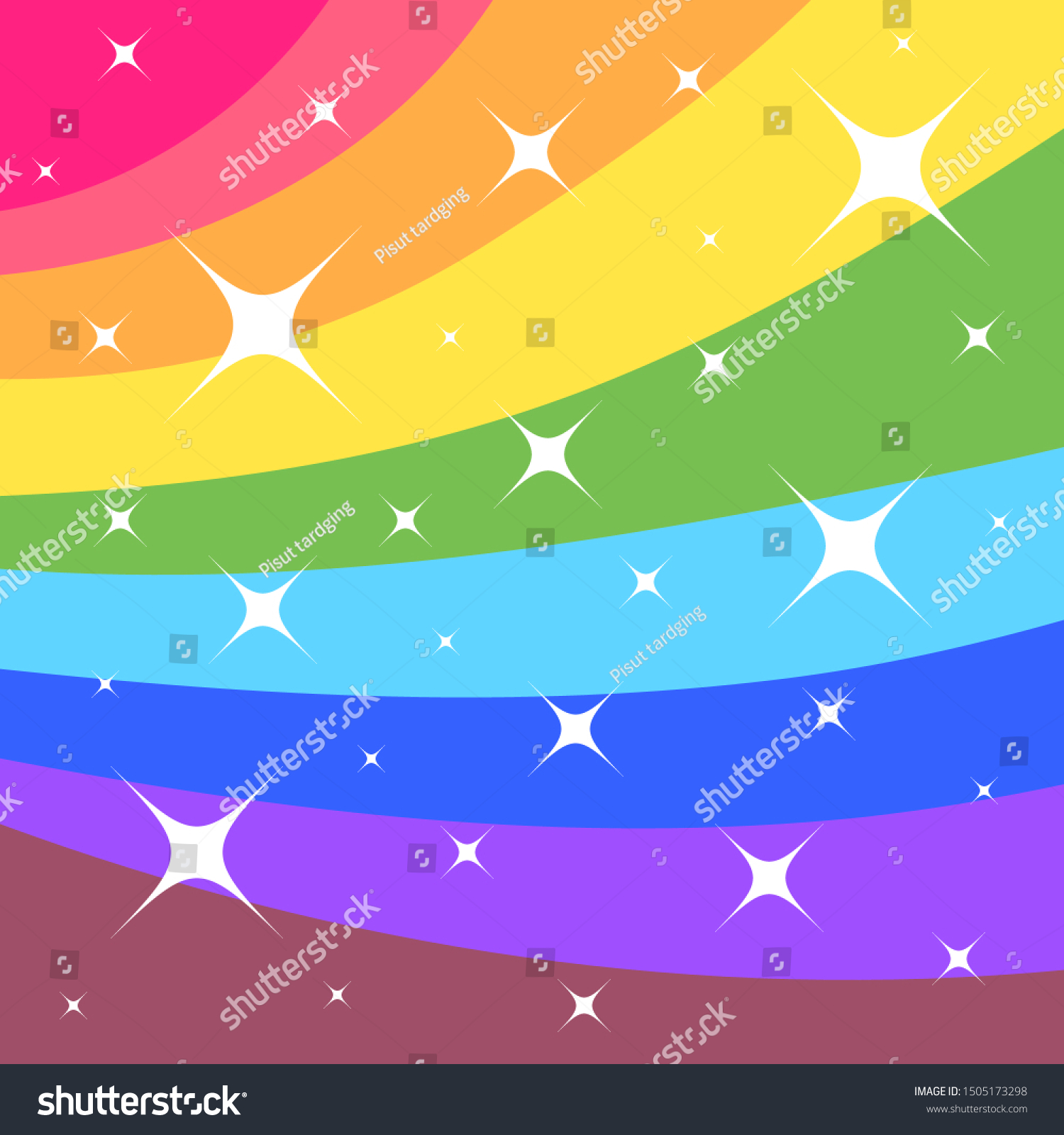 Rainbow Vector Background Wallpaper Design Stock Vector (Royalty Free ...