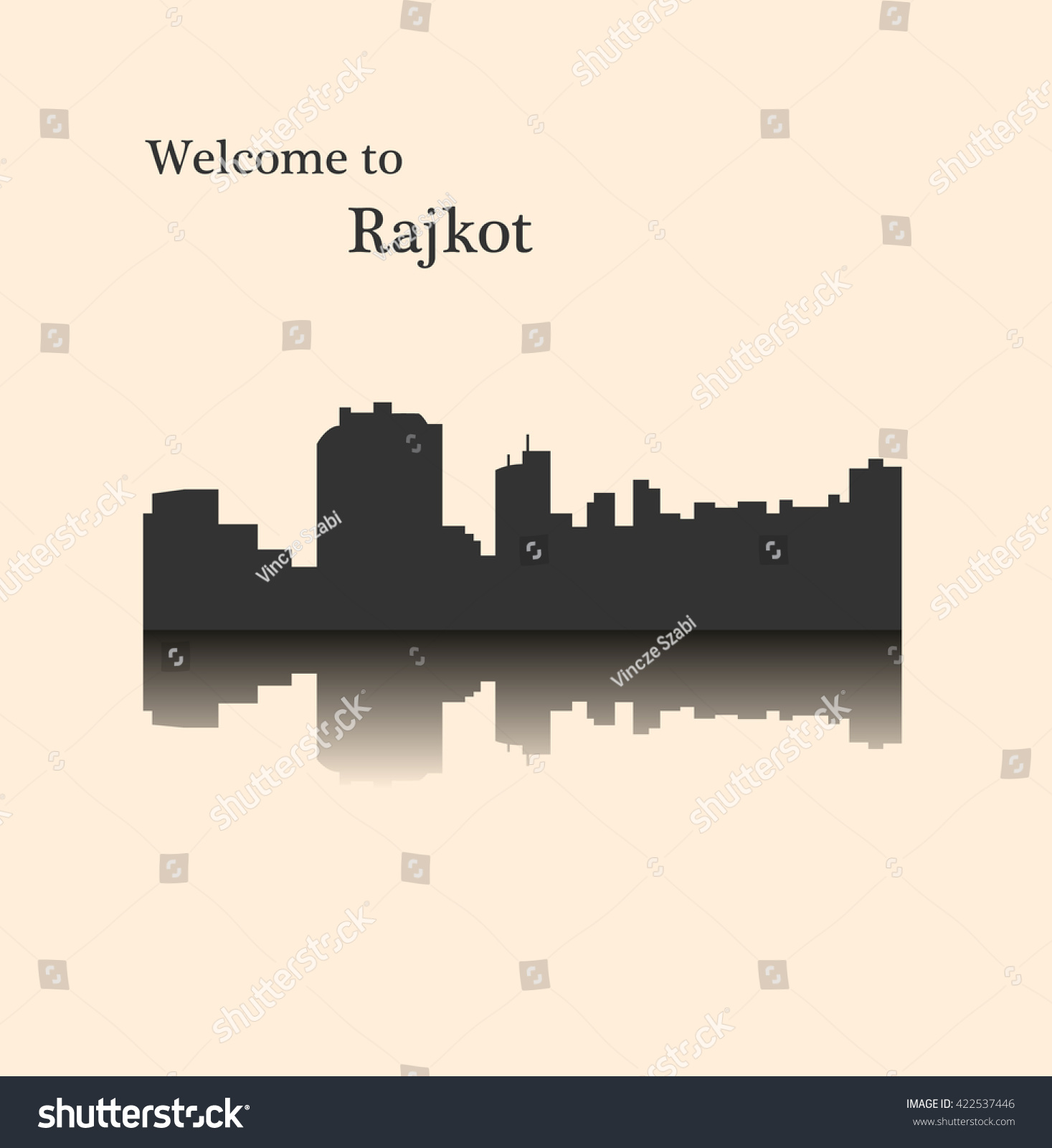 Rajkot India Stock Vector (Royalty Free) 422537446 | Shutterstock