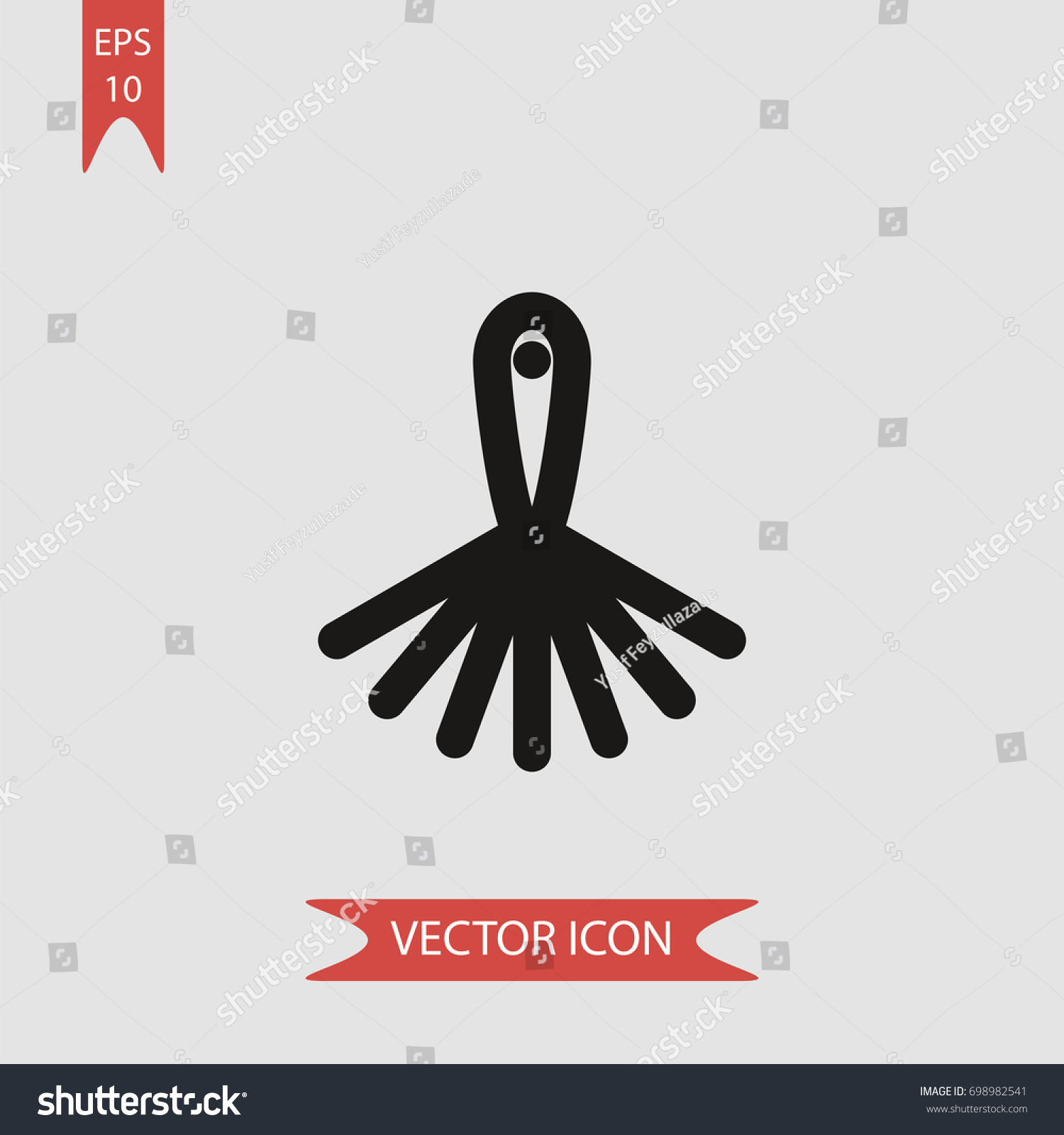 Rak Vector Icon Illustration Symbol Stock Vector (Royalty Free ...