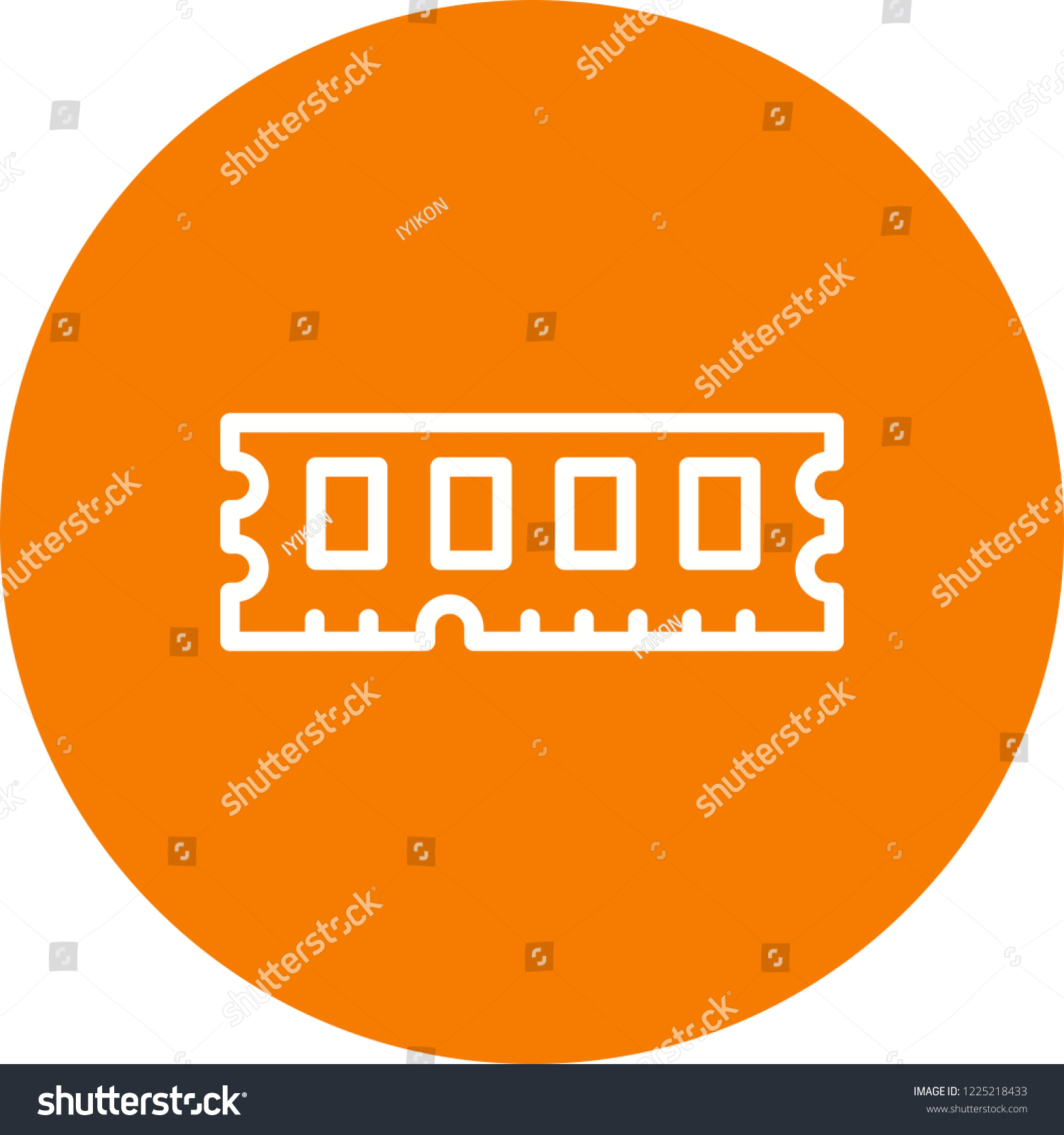 Ram Line Circle Icon Stock Vector (Royalty Free) 1225218433 | Shutterstock