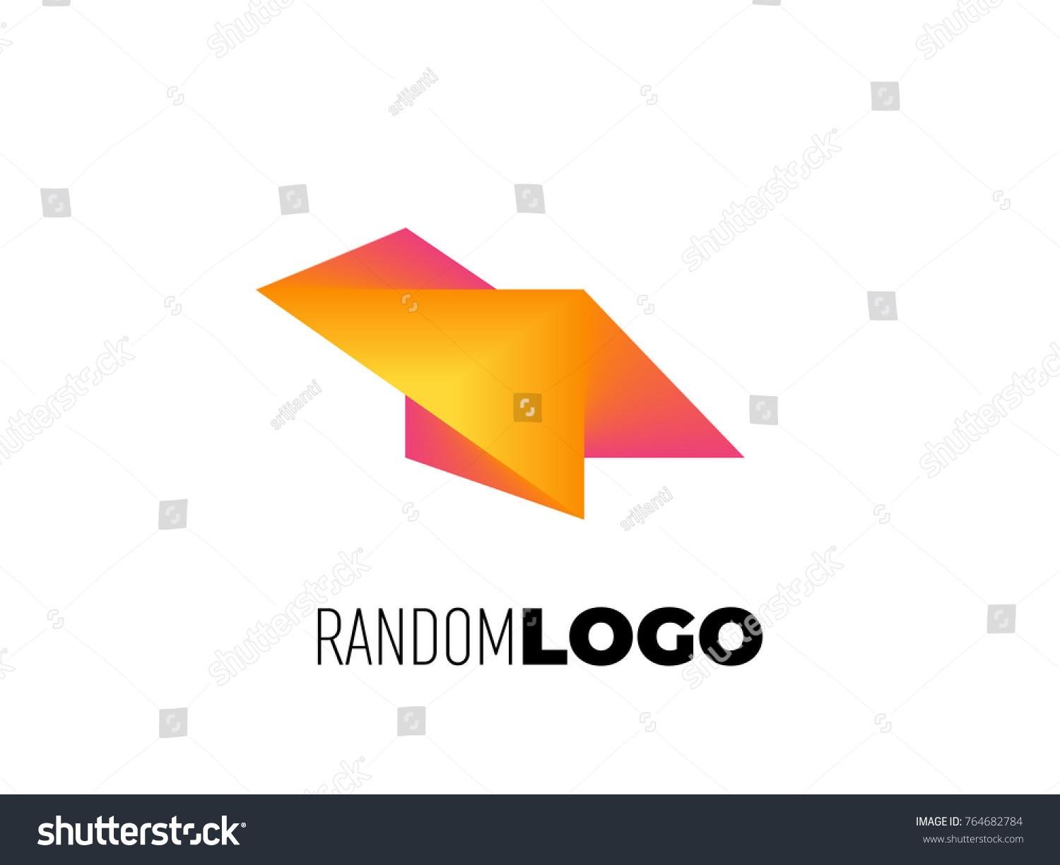 Random Logo Multipurpose Identity Your Brand Stock Vector (Royalty Free ...