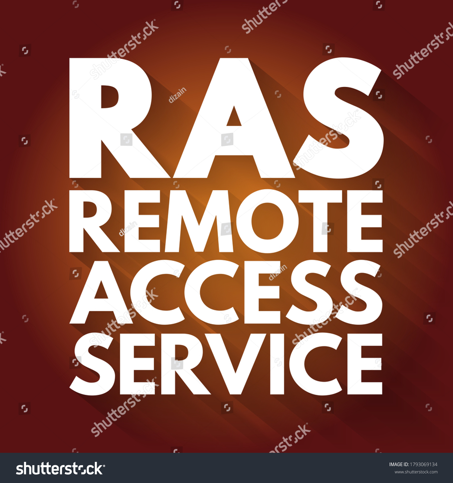 Ras Remote Access Service Any Combination Stock Vector (Royalty Free ... Ras Remote Access Service Any Combination Stock Vector (Royalty Free ...