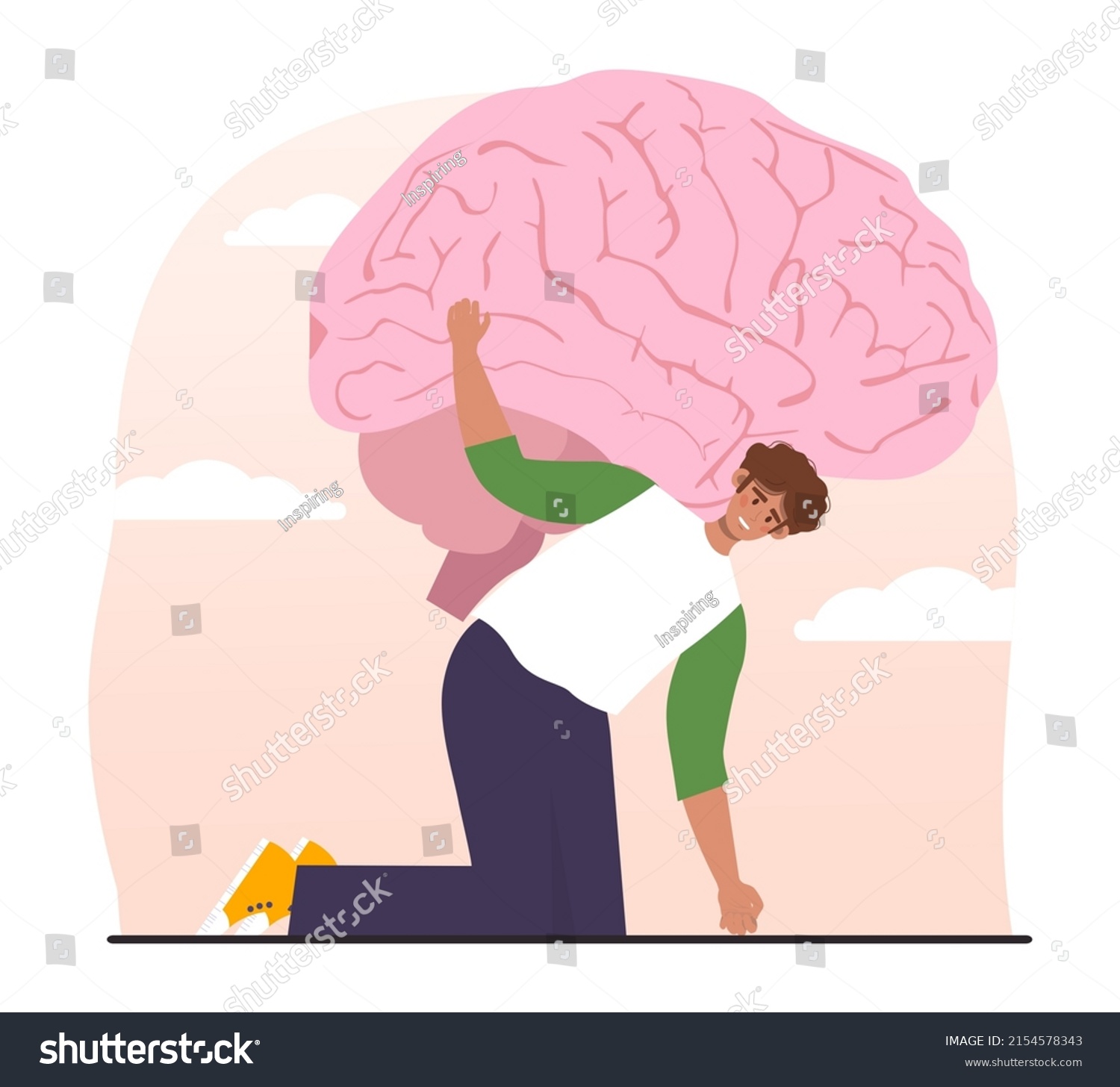 Rationalism Set Logical Structural Thinking Mind Stock Vector (Royalty ...