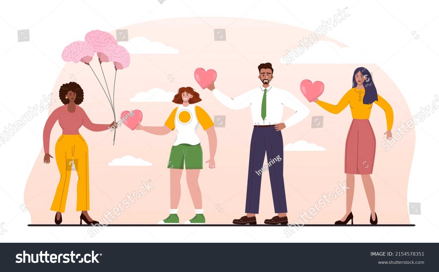 Rationalism Set Logical Structural Thinking Mind Stock Vector (Royalty ...