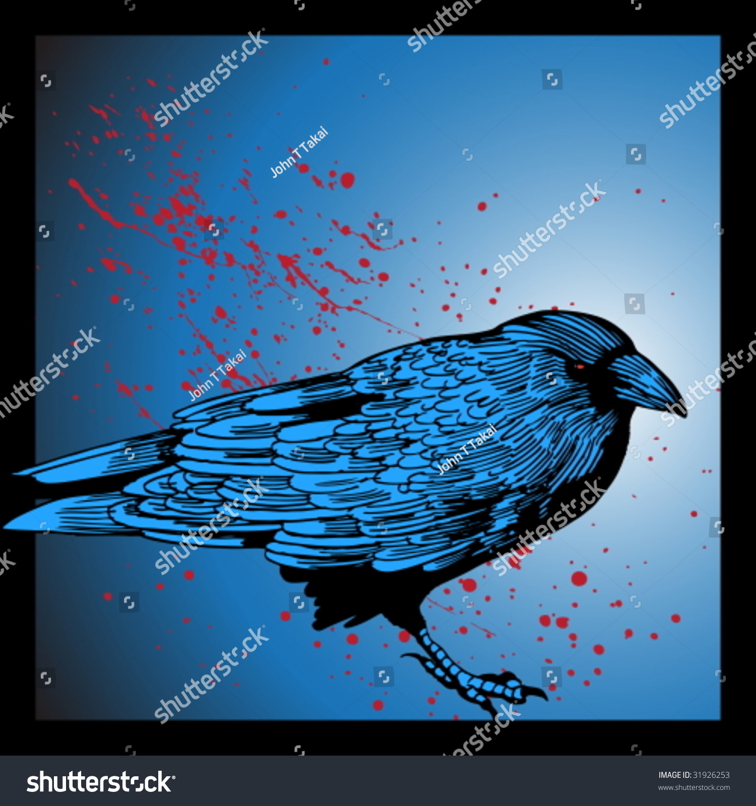 Raven Blood Stock Vector (Royalty Free) 31926253