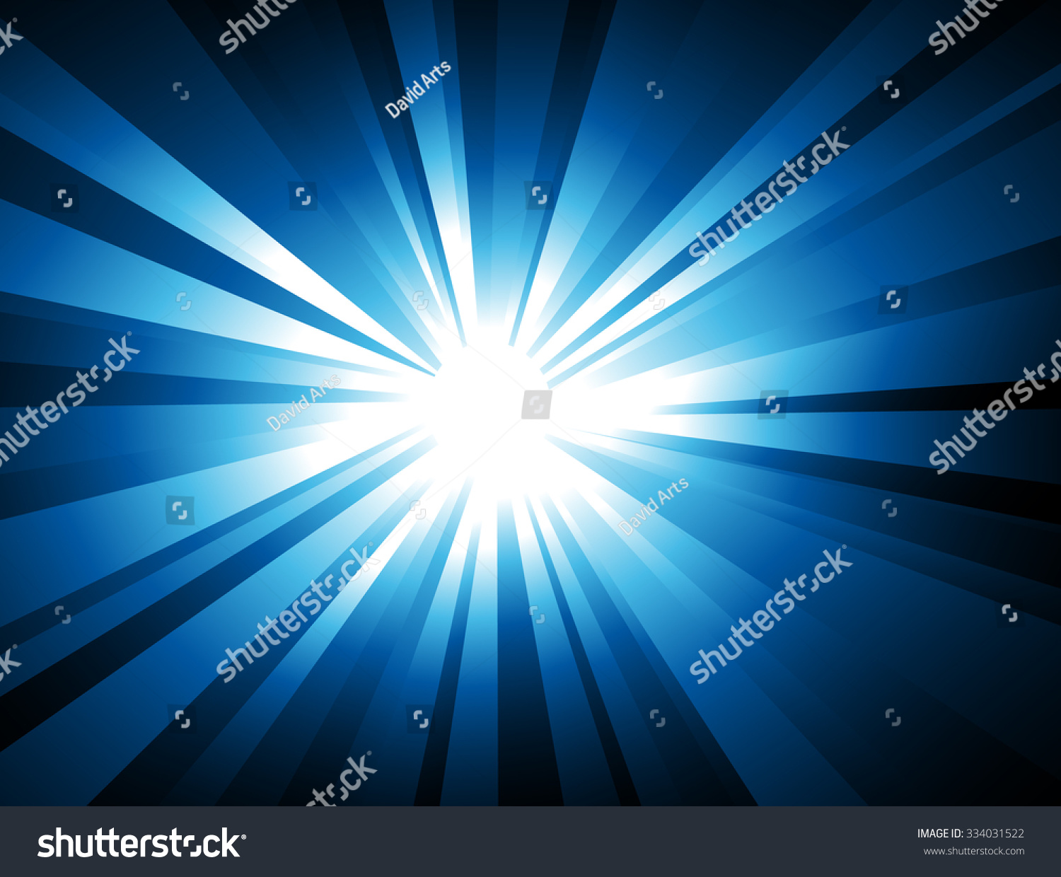 Ray Lights Explosion Background Blue Colors Stock Vector (Royalty Free ...