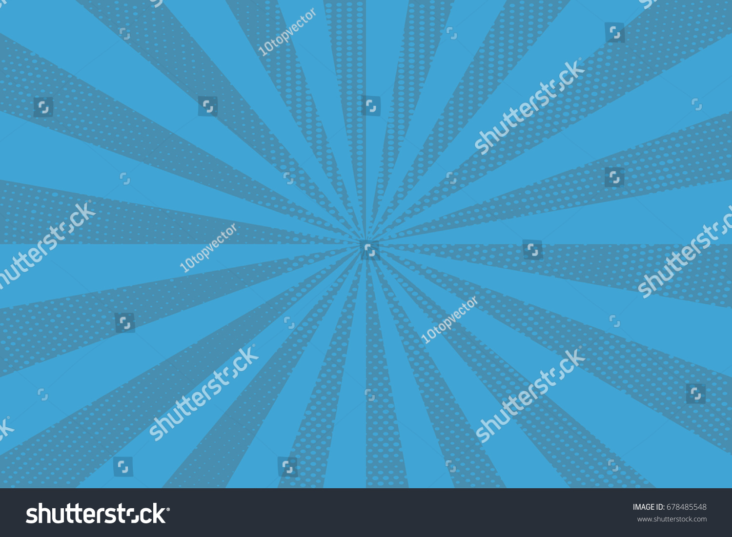 Rays Pop Art Background Retro Vector: vector de stock (libre de ...