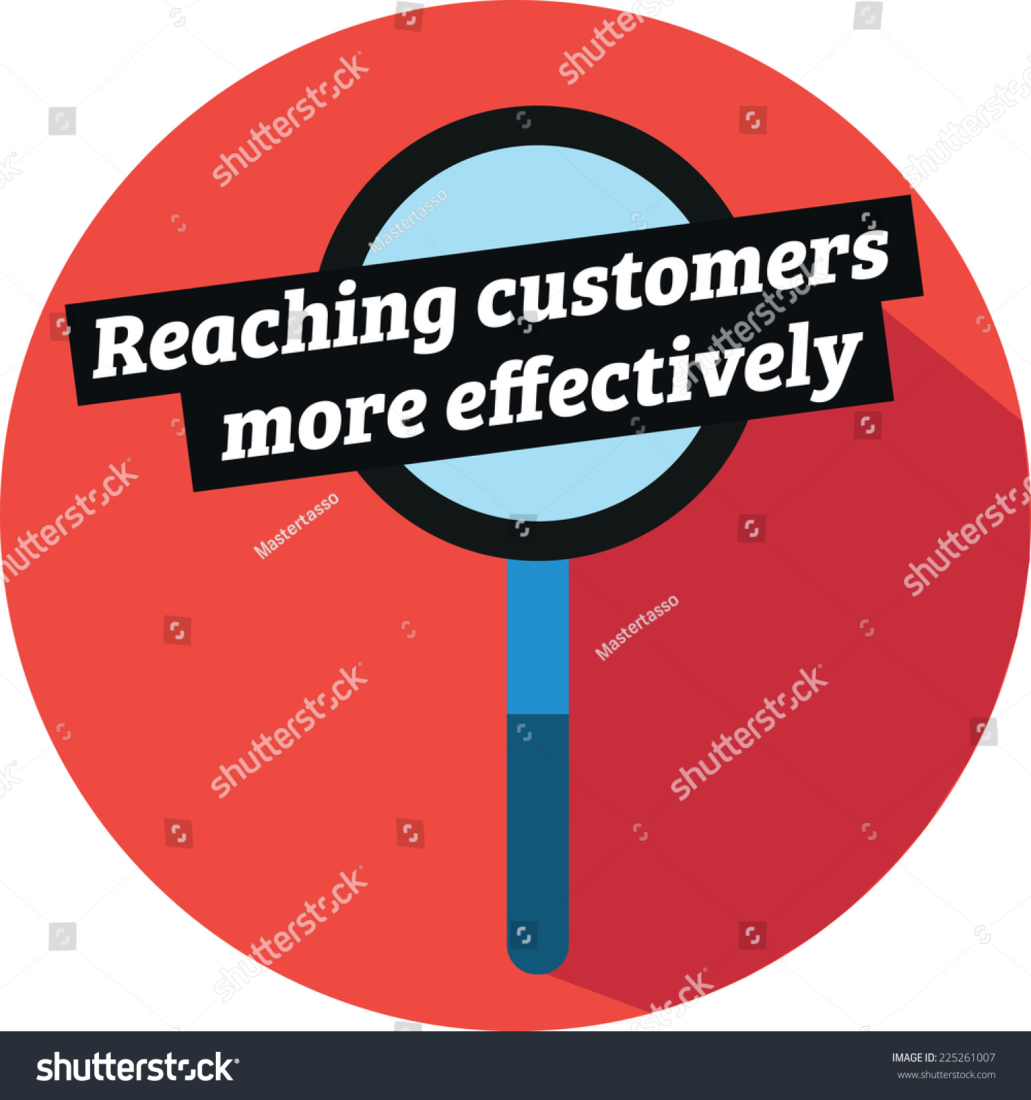 Reaching Customers More Effectively Stock Vector (Royalty Free) 225261007