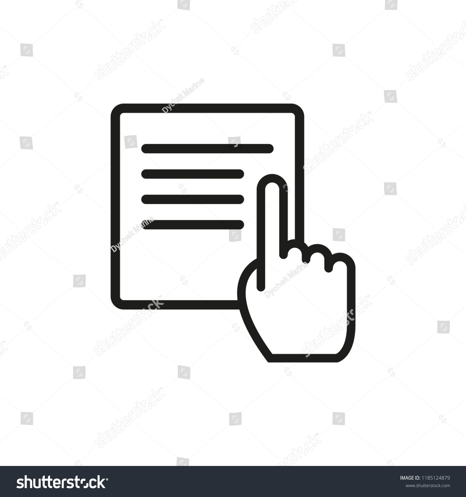 Read Icon Simple Vector Illustration Stock Vector (Royalty Free ...