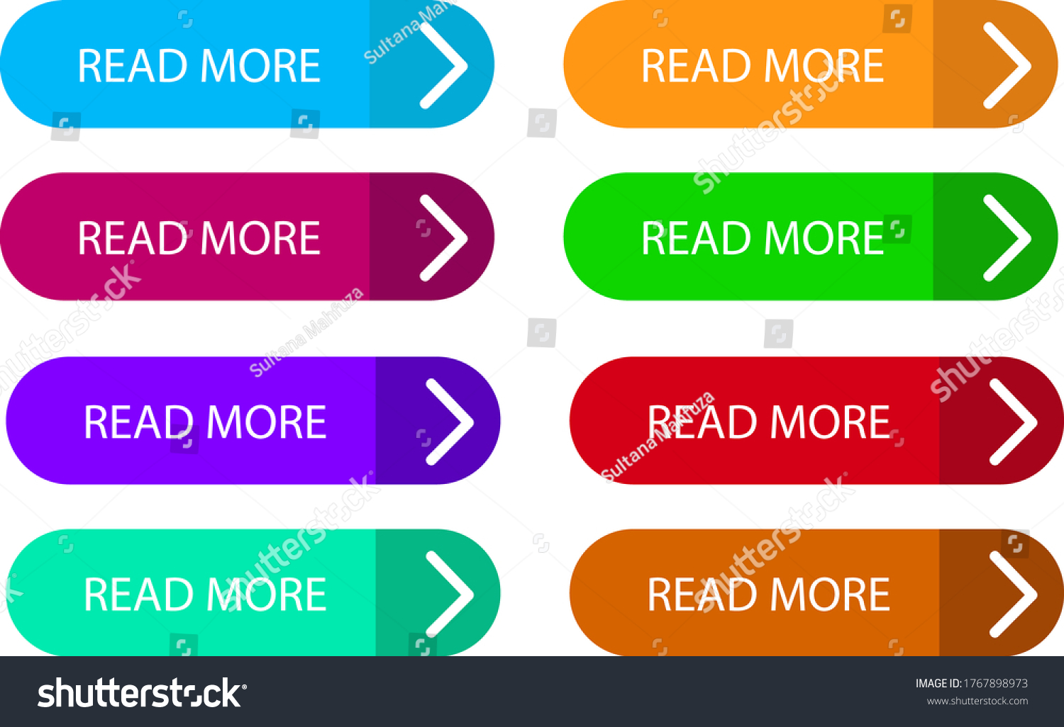 Read More Web Button Set Web Stock Vector (Royalty Free) 1767898973 ...
