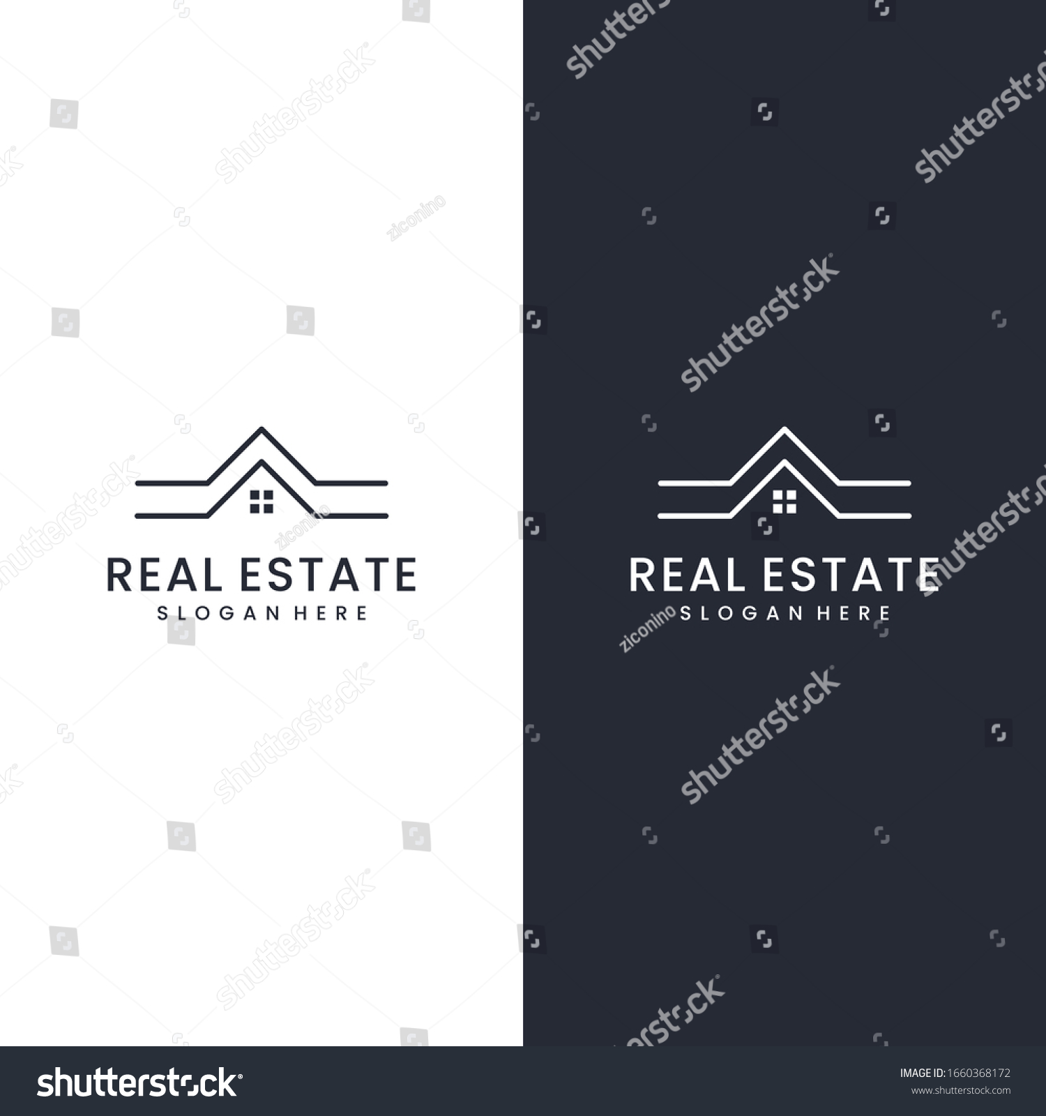 Real Estate Logo Icon Vector Stock Vector (Royalty Free) 1660368172 ...