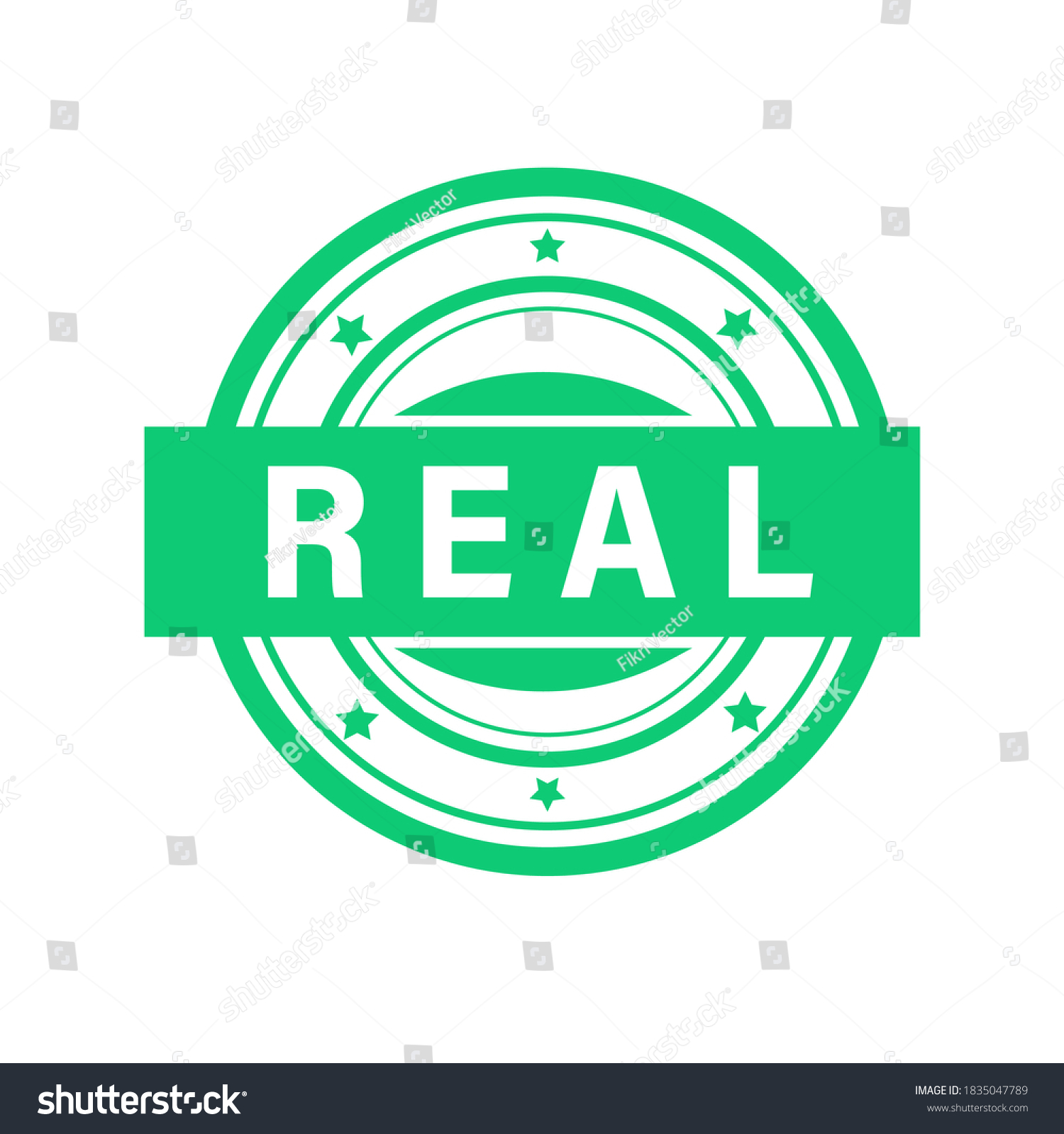Real Stamp Vector Grunge Vector Stock Vector (Royalty Free) 1835047789 ...