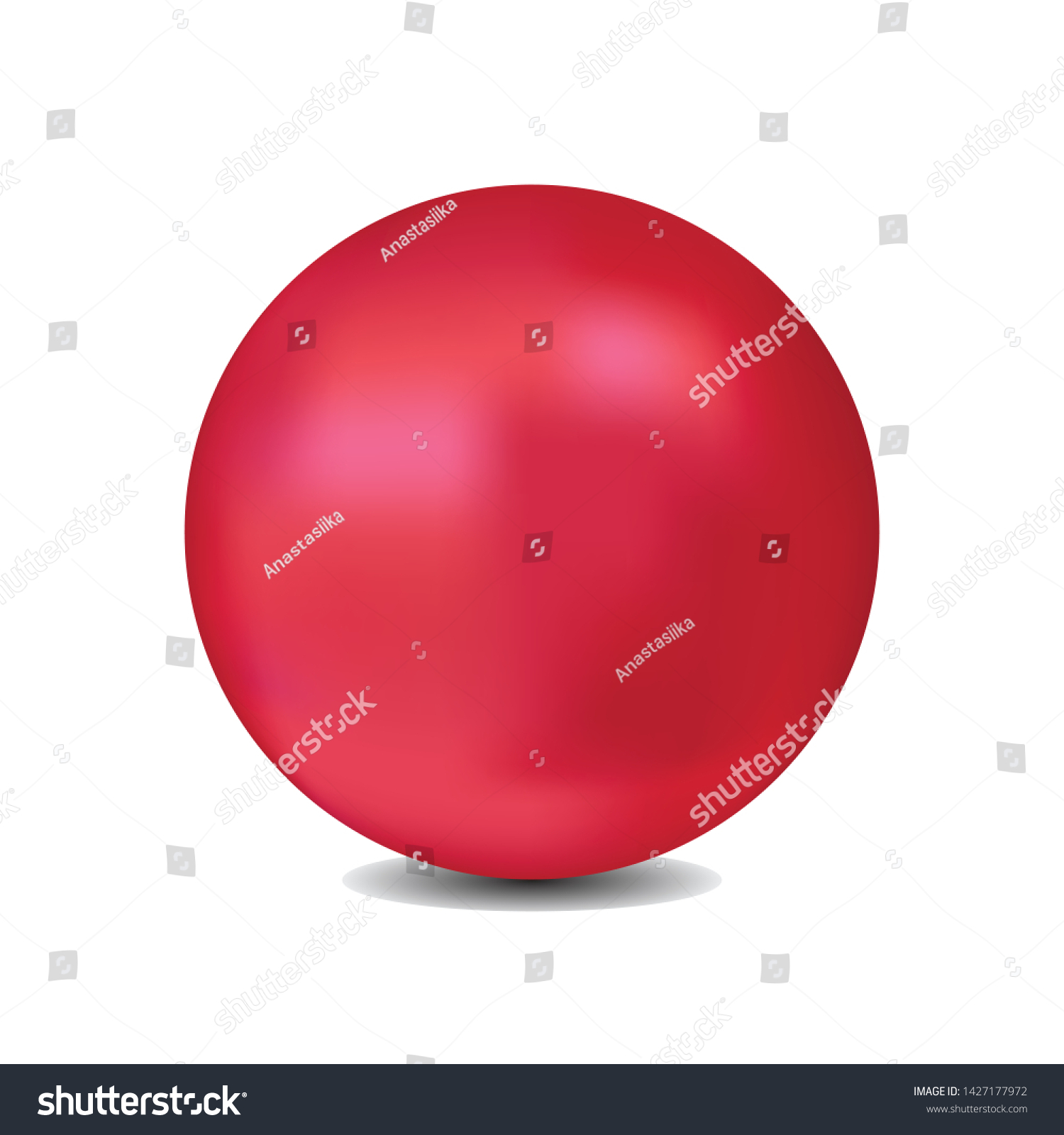 Realistic Ball Sphere Vector Illustration: vetor stock (livre de ...