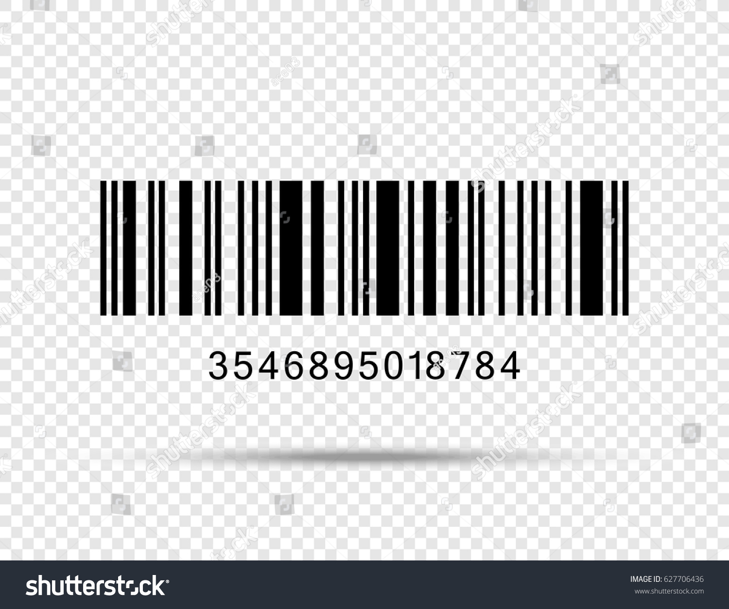 Realistic Barcode Icon Isolated Stock Vector (Royalty Free) 627706436 ... Realistic Barcode Icon Isolated Stock Vector (Royalty Free) 627706436 ...
