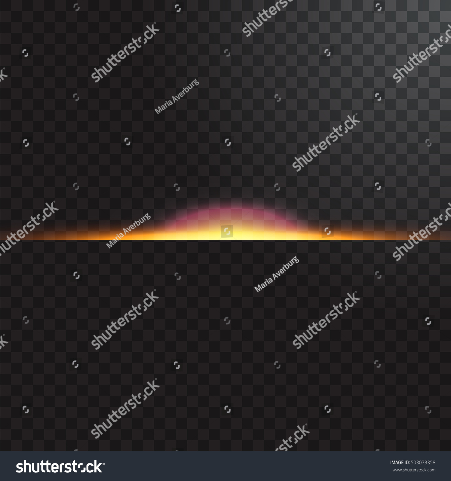 Realistic Beam Lights On Transparent Background Stock Vector (Royalty ...