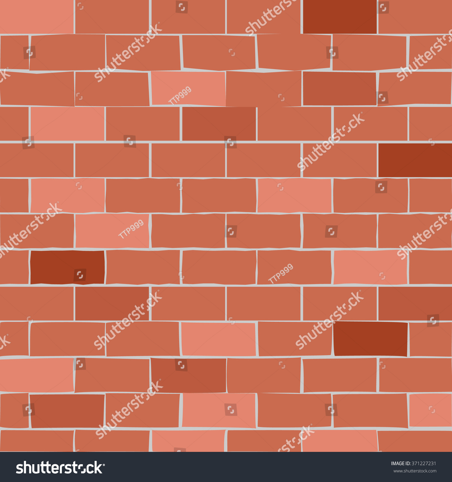 Realistic Brick Background Vector Illustration Eps Stock Vector ...