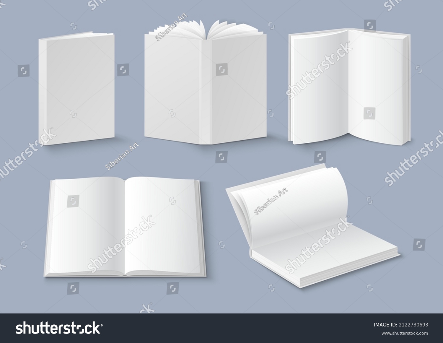Realistic Open Closed Book Mockup Set Stock Vector (Royalty Free ... Realistic Open Closed Book Mockup Set Stock Vector (Royalty Free ...