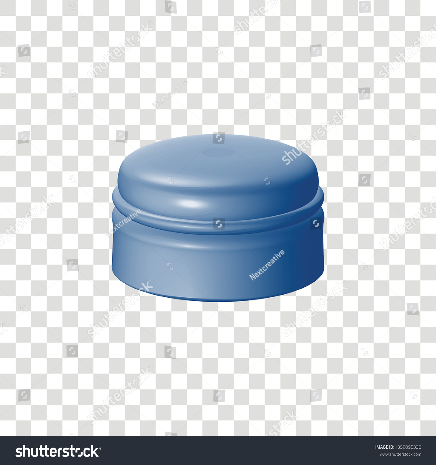 Realistic Plastic Bottle Cap Vector Illustration Stock Vector (Royalty ...