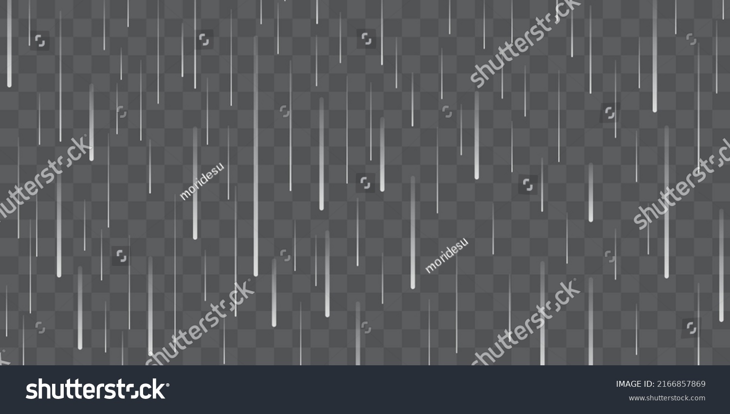 Realistic Rain Texture On Transparent Background Stock Vector (Royalty ...