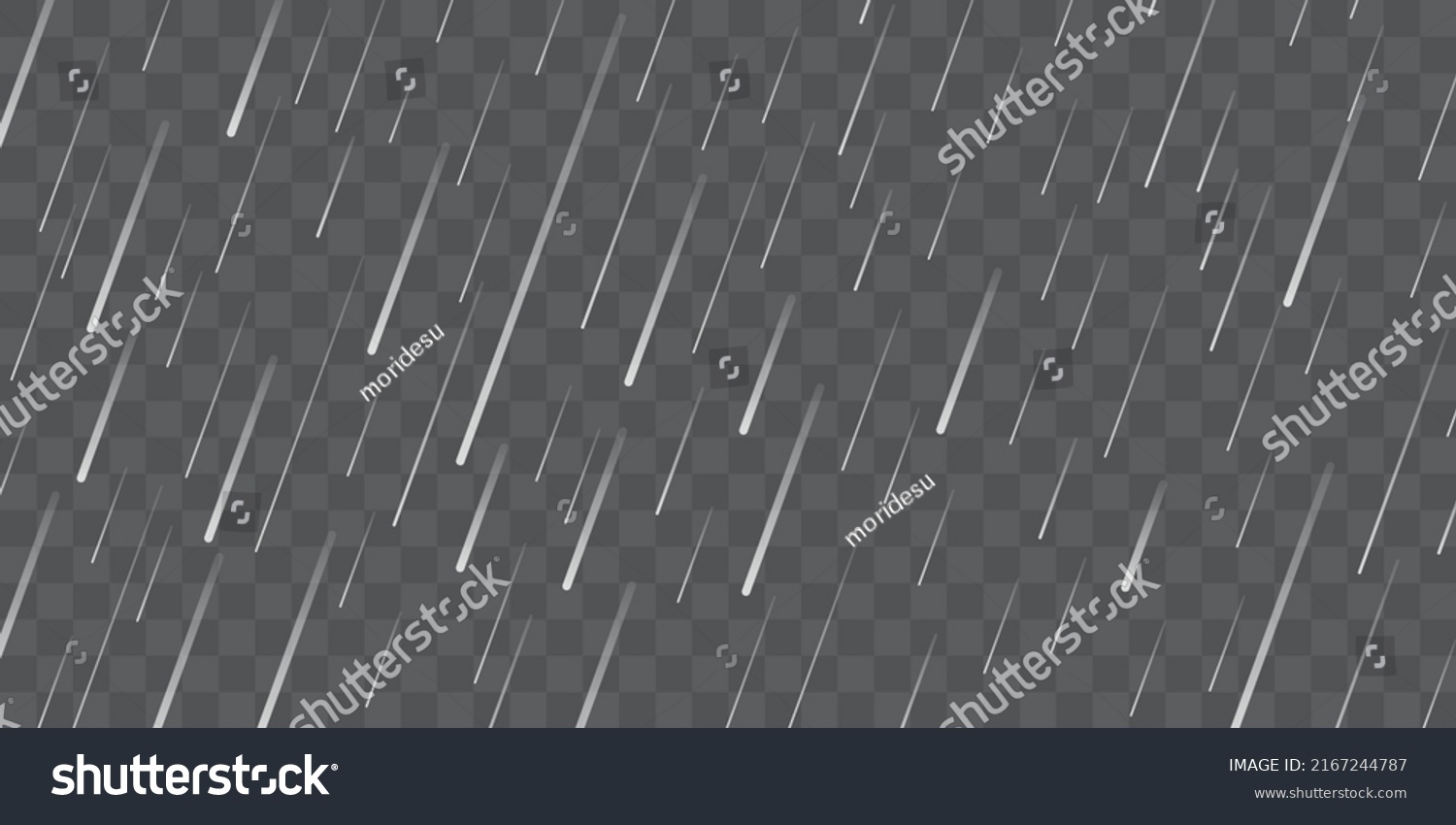 Realistic Rain Texture On Transparent Background Stock Vector (Royalty ...