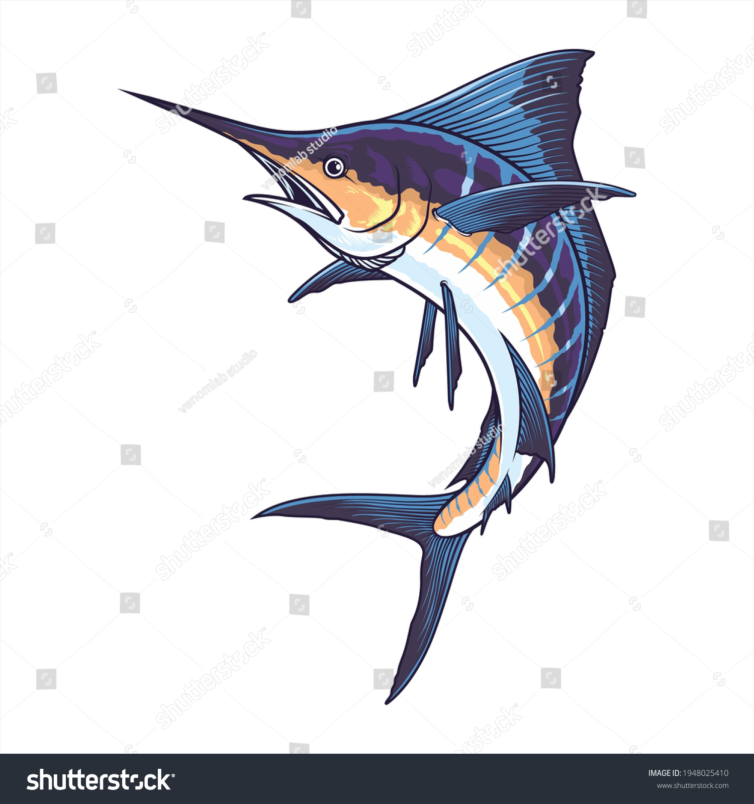 3,505 imágenes de Marlin fish graphic - Imágenes, fotos y vectores de ...
