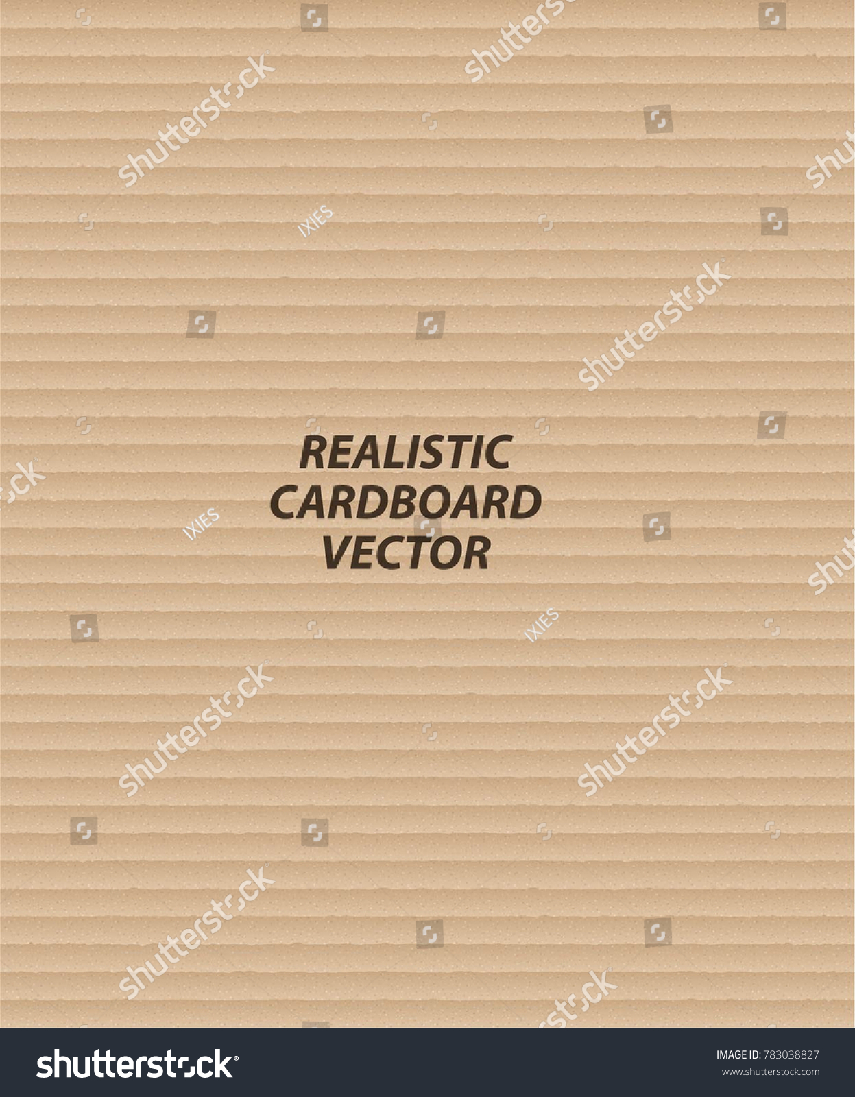 Realistic Vector Cardboard Background Stock Vector (Royalty Free) 783038827
