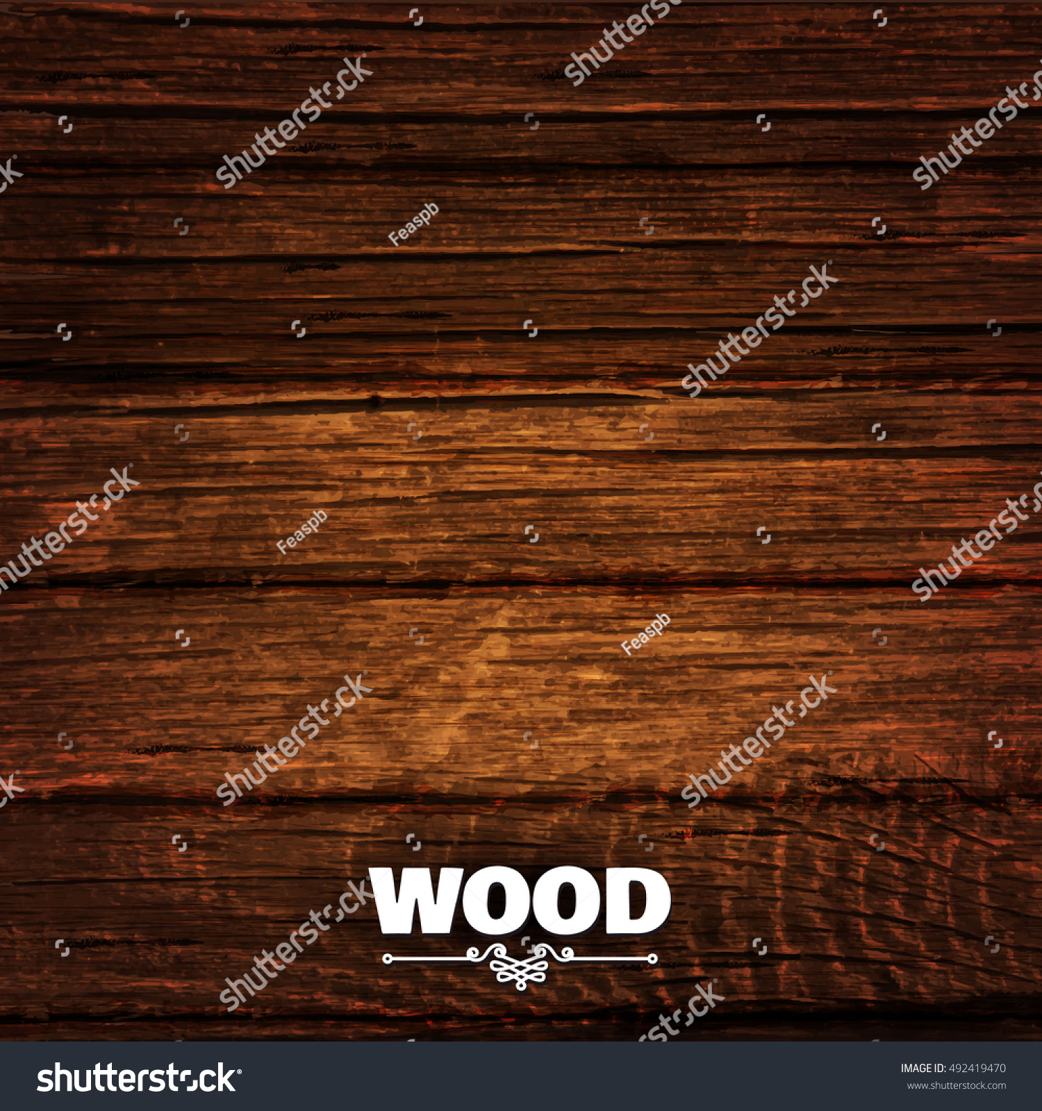 Realistic Wood Texture Background Vector Illustration Stock Vector ...