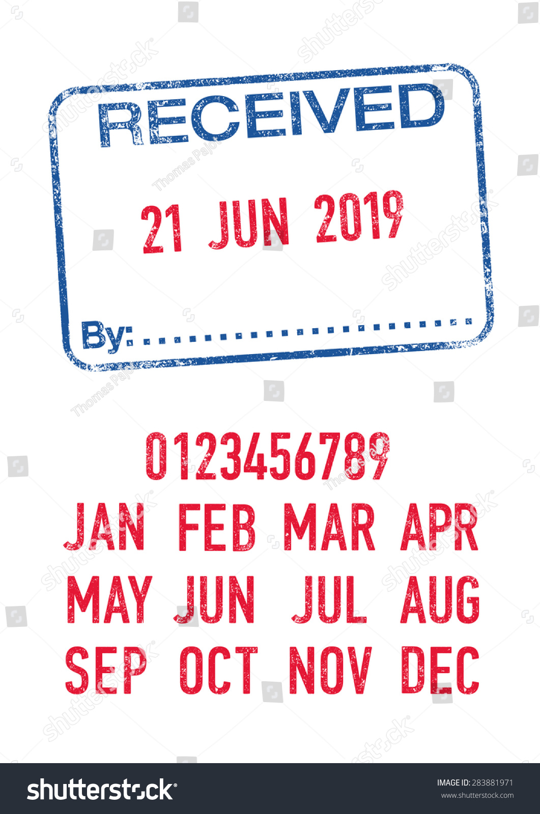 Received Stamp Stock Vector (Royalty Free) 283881971 | Shutterstock