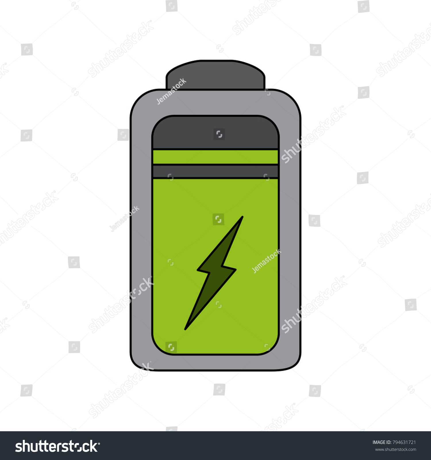 Rechargeable Battery Symbol Stock Vector (Royalty Free) 794631721 ...