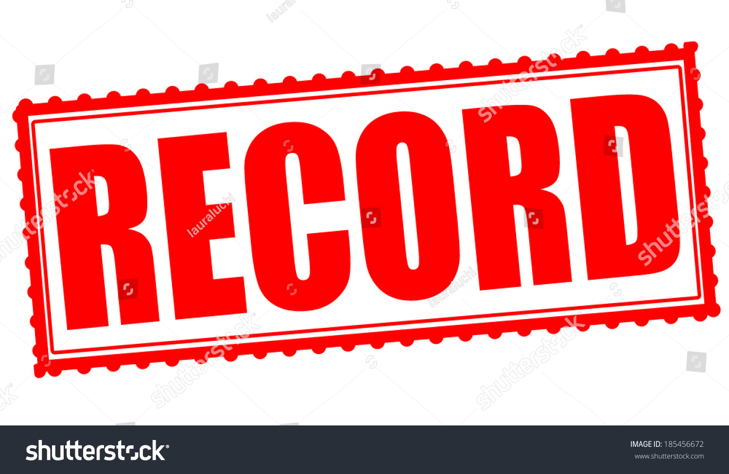 Record Grunge Stamp Vector Illustration Stock Vector (Royalty Free ...