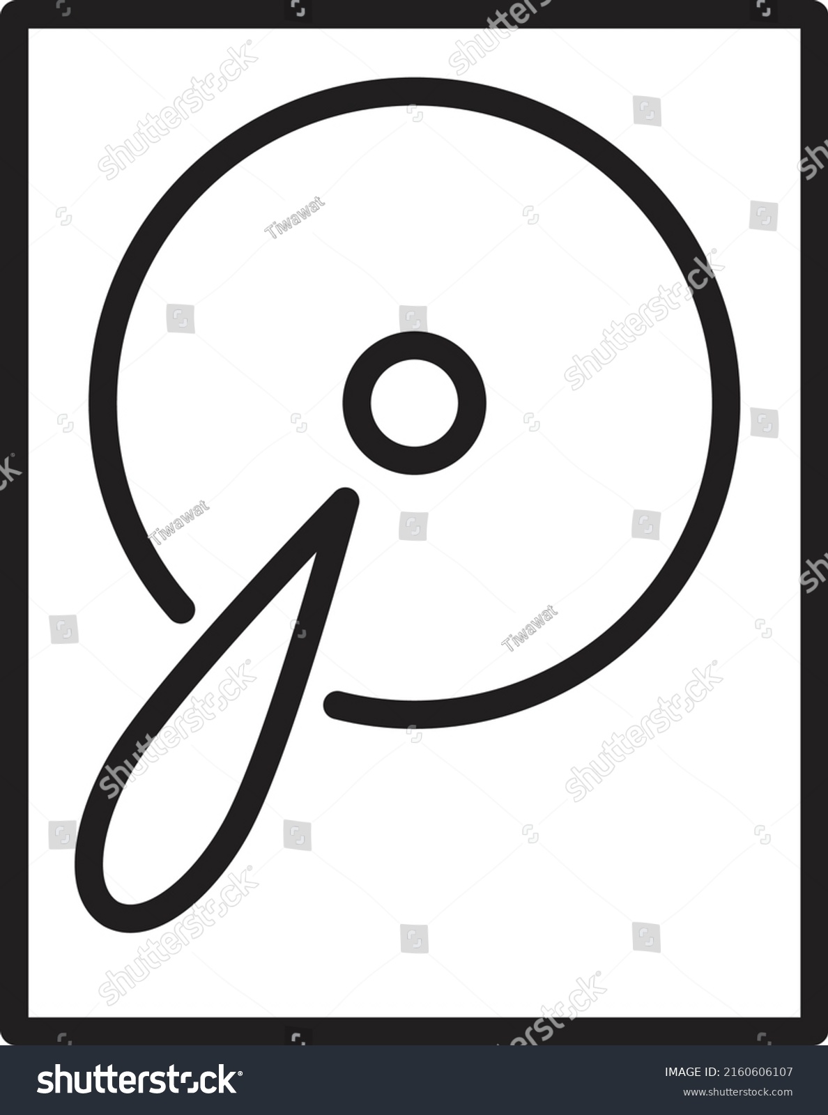 Record Player Icon White Background Stock Vector (Royalty Free ...