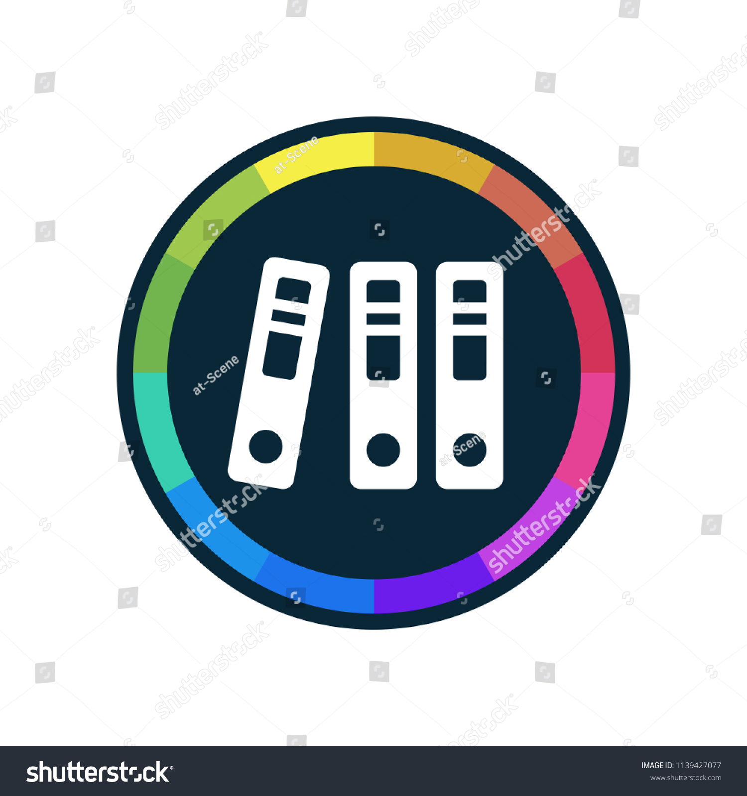 Records App Icon Stock Vector (Royalty Free) 1139427077 | Shutterstock