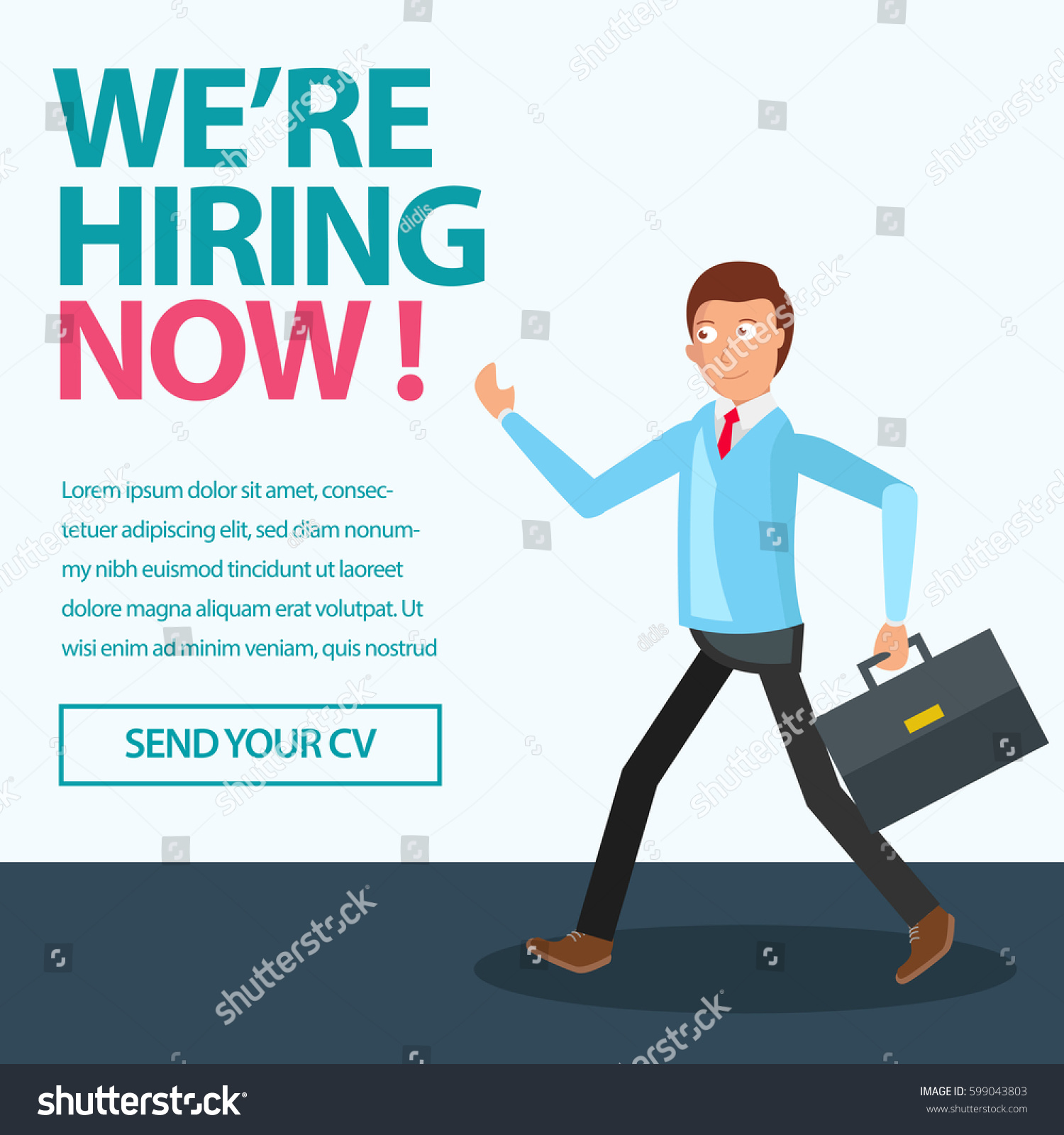Recruitment Stock Vector (Royalty Free) 599043803
