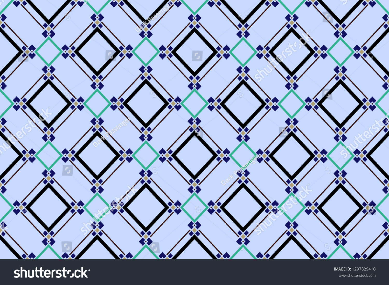 Rectangle Motif Background Wallpaper Motif Vector Stock Vector (Royalty ...