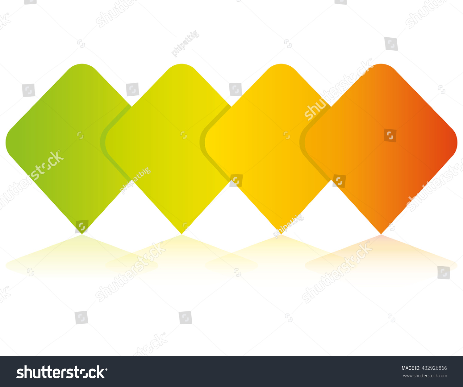 Rectangle Shape Business Process Diagram Stock Vector (Royalty Free ...