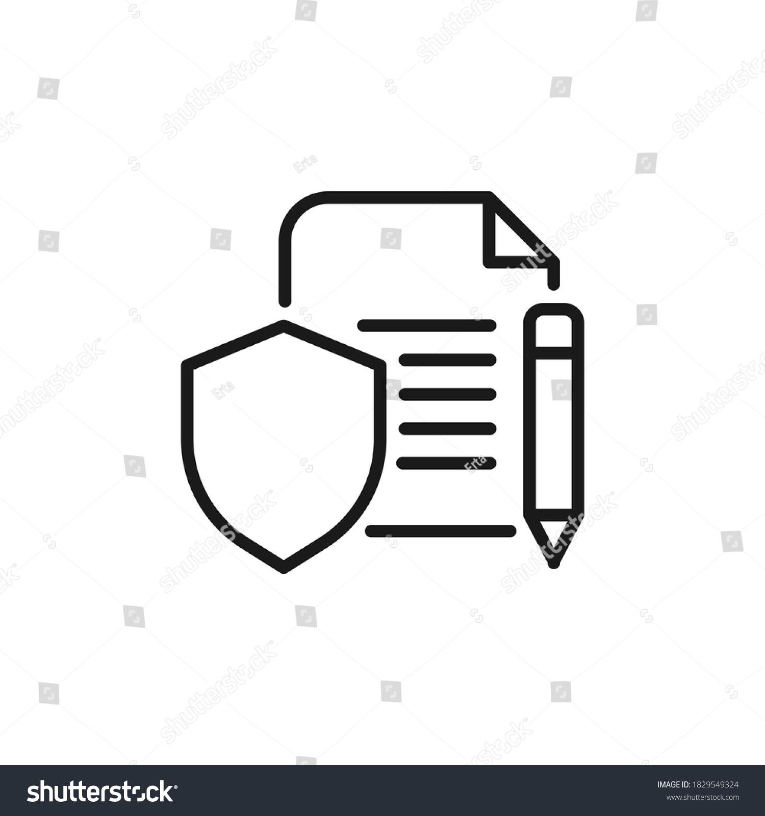 Rectification Icon Design Isolated On White Stock Vector (Royalty Free ...