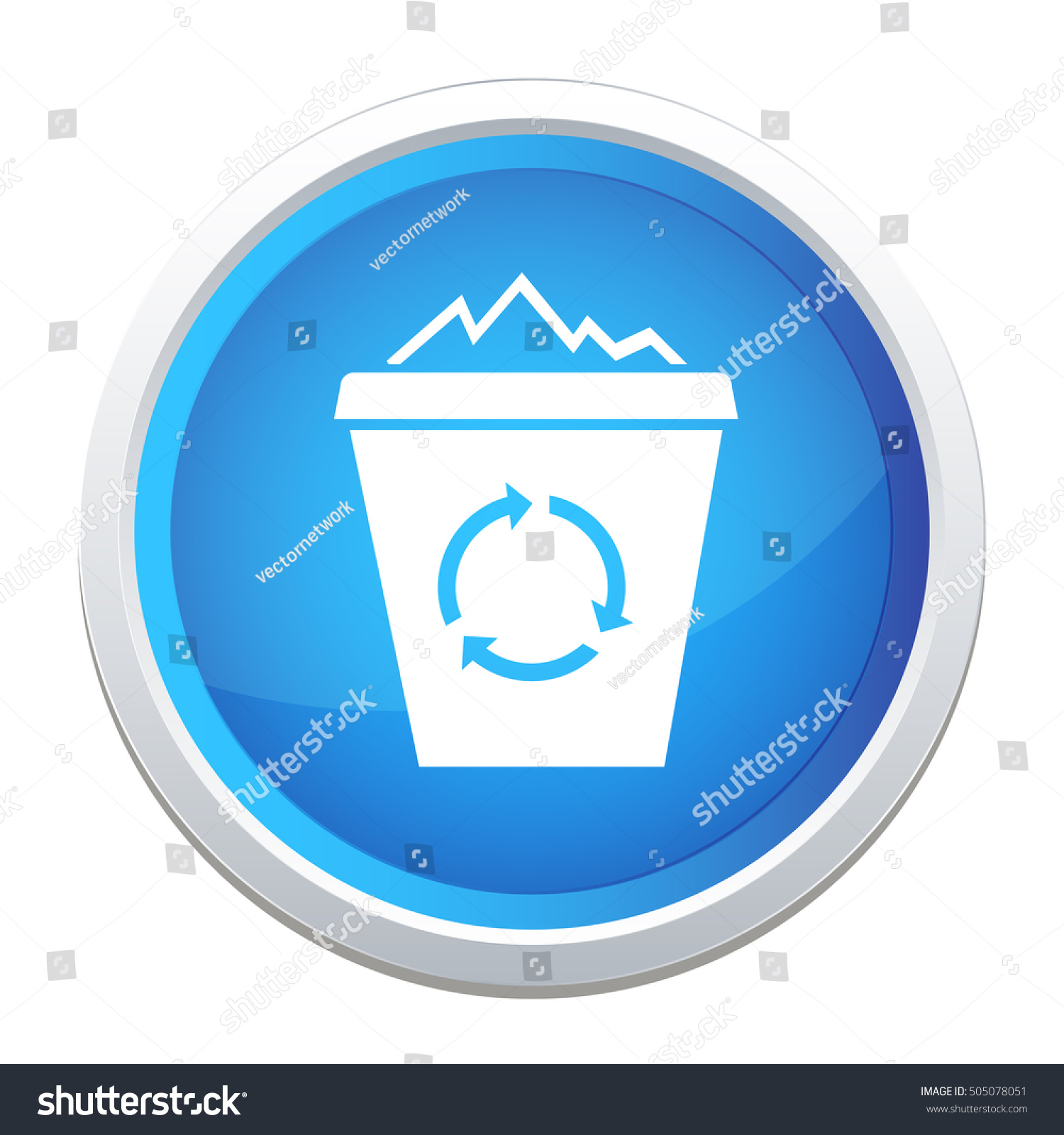 Recycle Icon Stock Vector (Royalty Free) 505078051 | Shutterstock