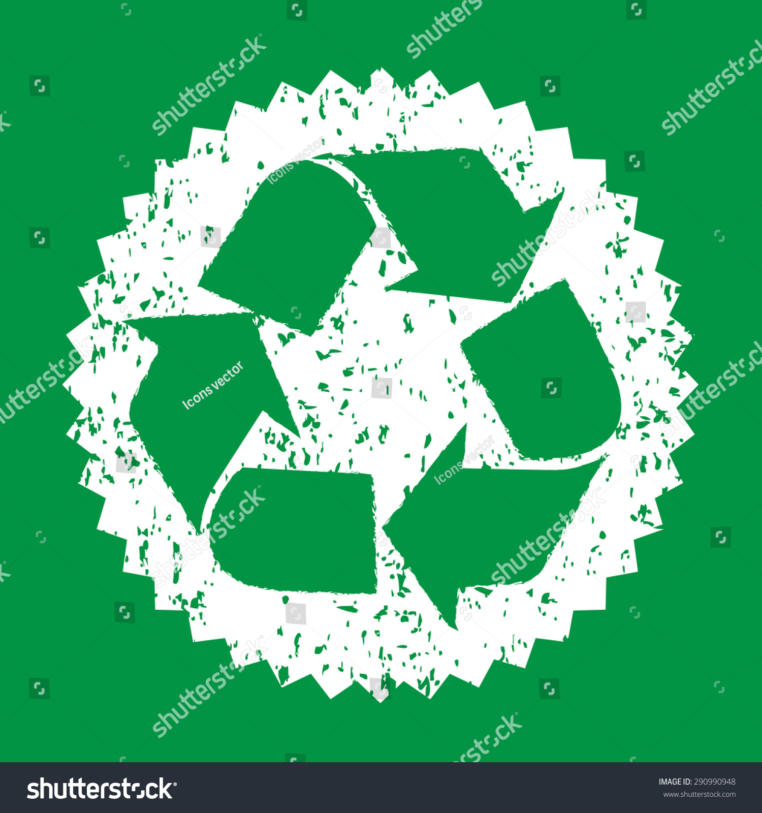 Recycle Sign Stock Vector (Royalty Free) 290990948 | Shutterstock