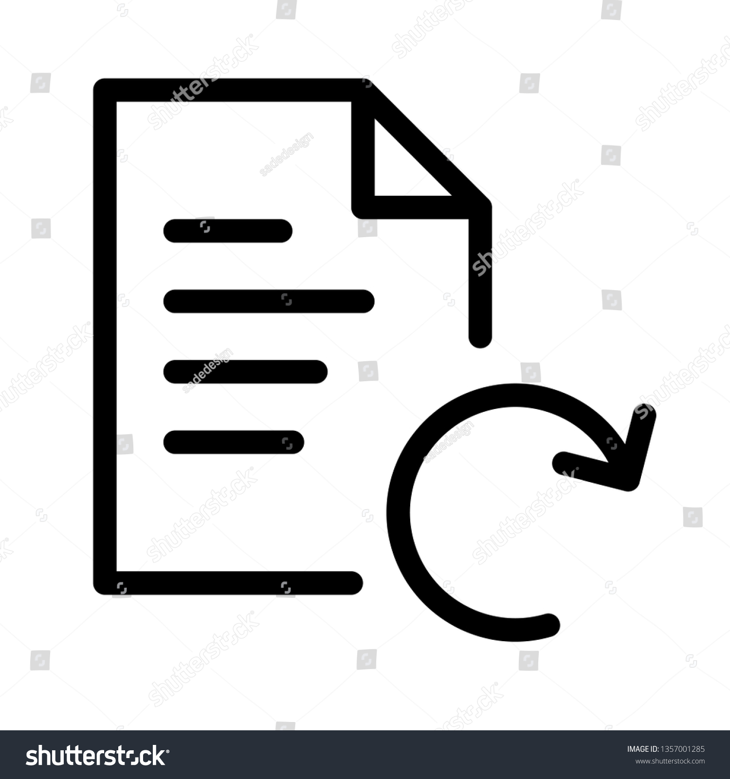 Recycling File Folder Icon Stock Vector (Royalty Free) 1357001285 ...