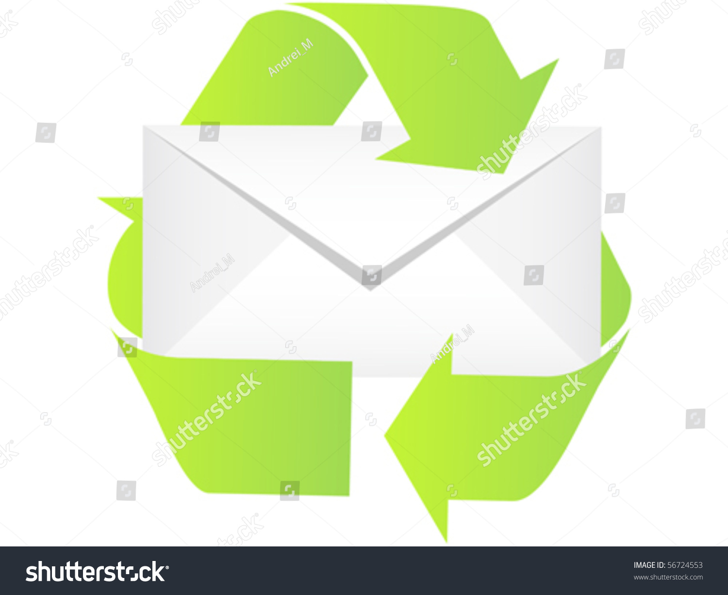 Recycling Letter Stock Vector (Royalty Free) 56724553 | Shutterstock