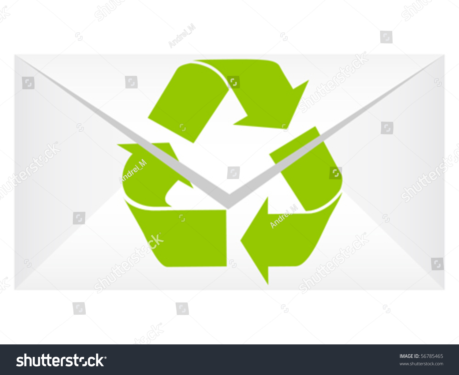 Recycling Letter Stock Vector (Royalty Free) 56785465 | Shutterstock